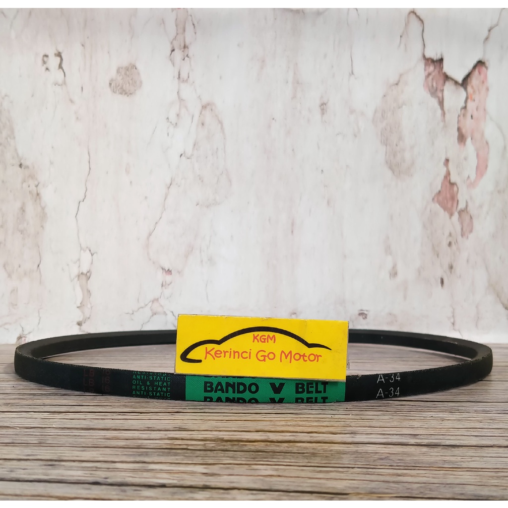 Jual Bando Van Belt A-34 V Belt Tali Kipas A34 Fan Belt Vanbelt Polos ...
