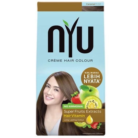 Jual Cat Rambut NYU Creme Hair Color Pewarna Rambut | NYU HENNA SHAMPOO ...