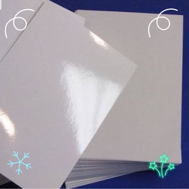 Jual Karton Gloria / Duplex Kaca Kilat 1 sisi ( seperti Kertas Foto ...