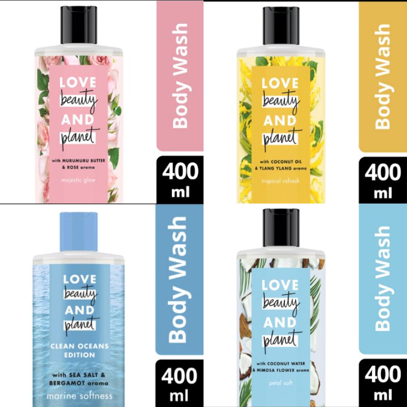 Jual Love Beauty and Planet Body Wash 400ml sabun love beauty 900ml ...