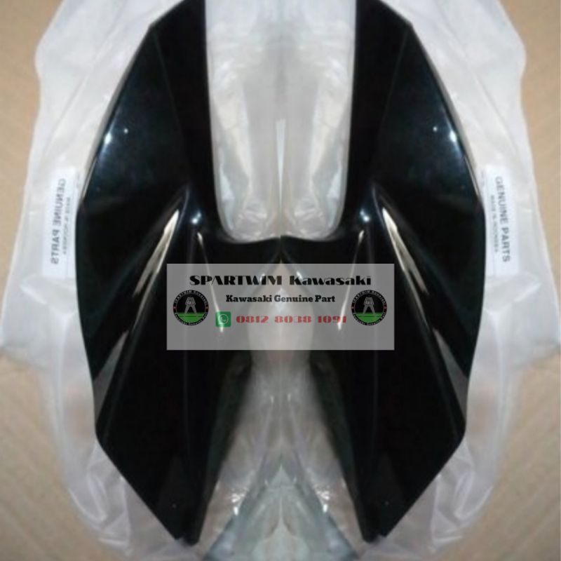 Jual Cover batok kuping lampu sein kupingan sen depan set hitam Ninja ...