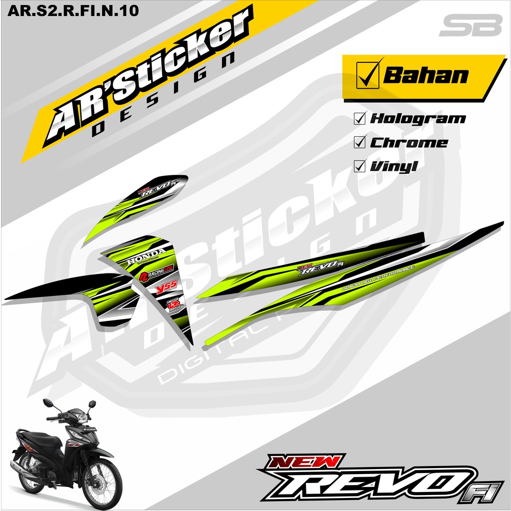 Jual Revo Sticker Striping Revo FI new - Stiker Motor REVO FIT INJEKSI ...