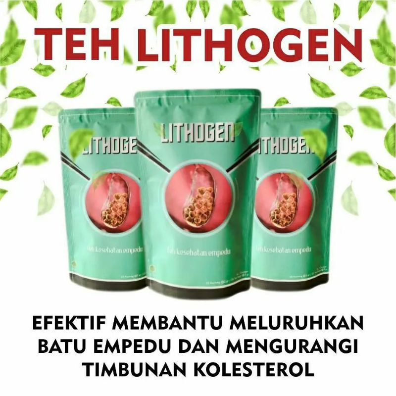 Jual Herbal Batu Empedu / Kolesterol / Teh LITHOGEN / teh herbal penghancur batu empedu dan ...