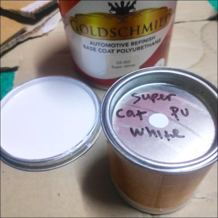 Jual CAT PU SUPER WHITE 1/4 / CAT PUTIH PU SUPER WHITE 250ML | Shopee ...