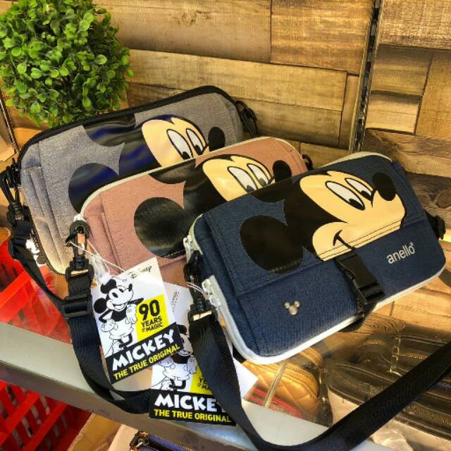 Jual TAS ANELLO MICKEY MOUSE SLEMPANG | Shopee Indonesia