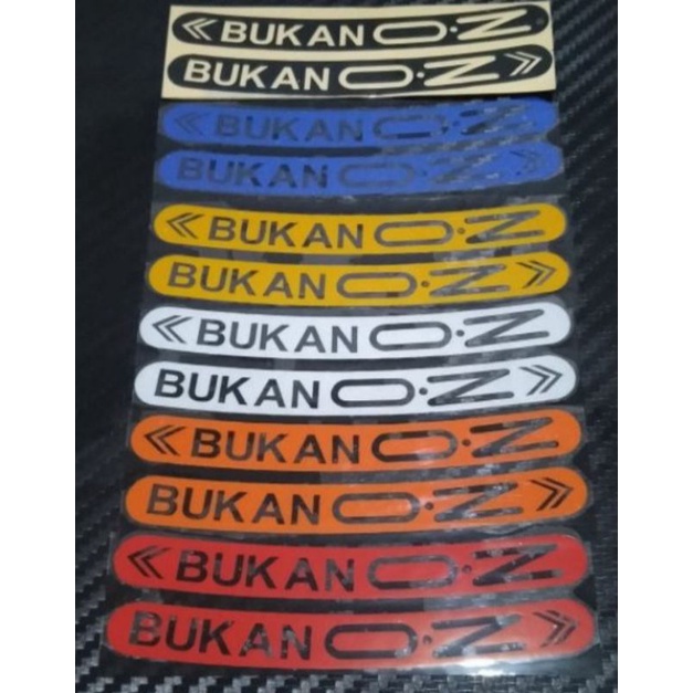 Jual STICKER BUKAN OZ CUTTING STICKER MOTOR | Shopee Indonesia