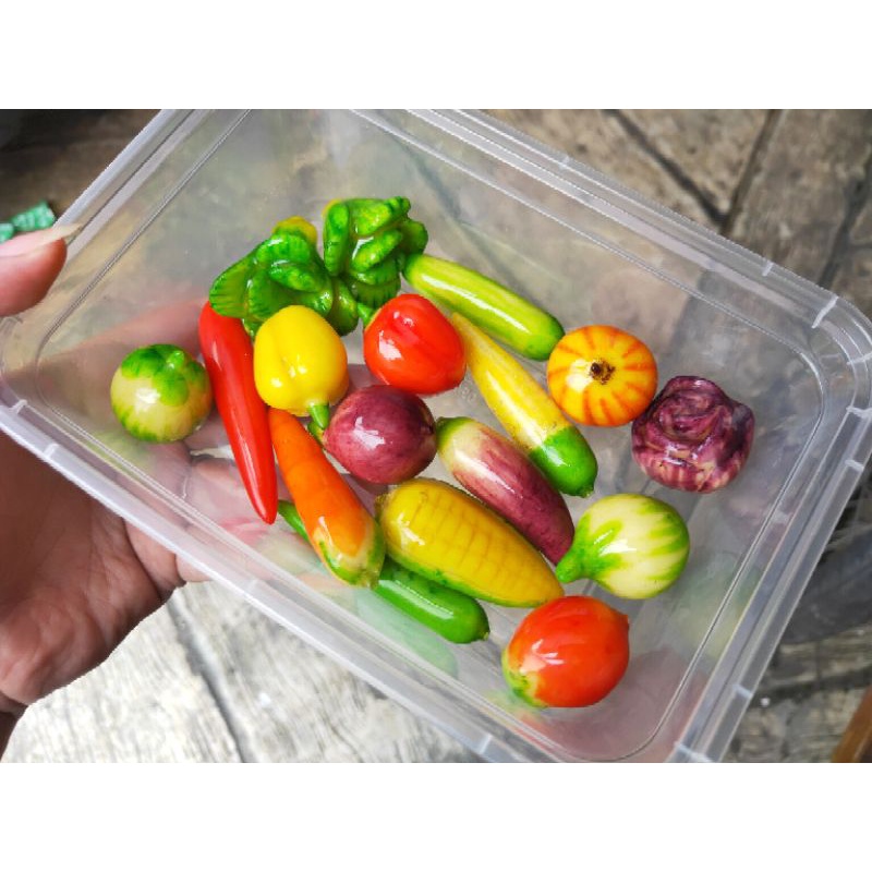 Jual KUE LUKCHUP KUE BUAH MINI THAILAND BENTUK SAYURAN LOOK CHOUP ...