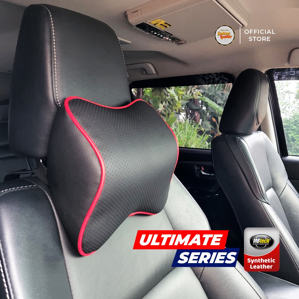 Jual Bantal Mobil Memory Foam Bahan Kulit MBTECH | Shopee Indonesia