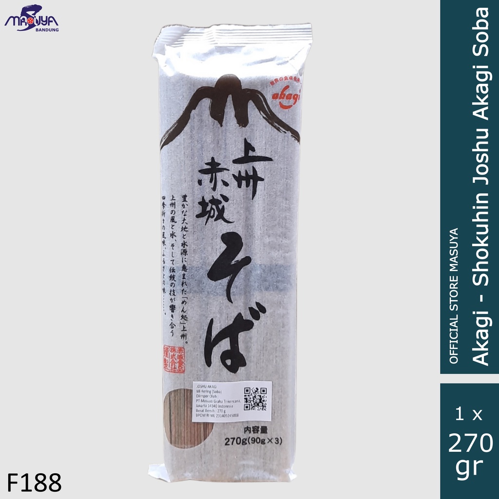 Jual Joshu Akagi Shokuhin Soba / Akagi Soba / Mi Soba Kering Import ...