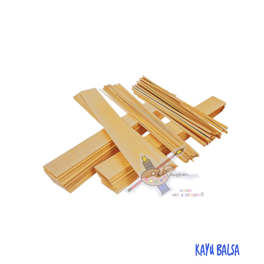 Jual KAYU BALSA LEMBARAN/SHEET UNTUK MEMBUAT MAKET, ART&CRAFT, DLL MERK ...
