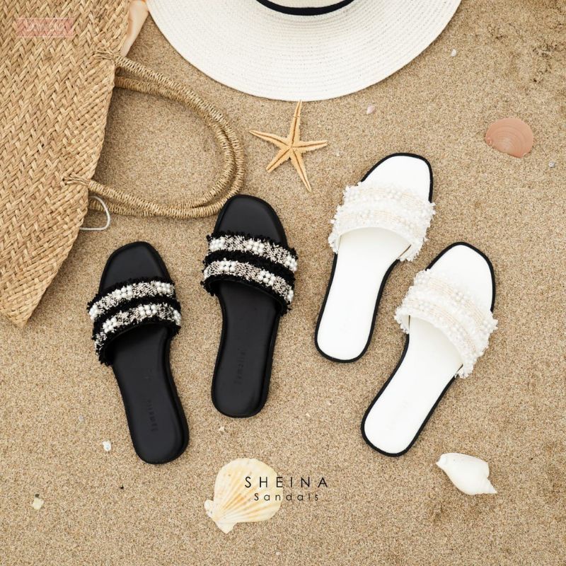 Jual YONGYOHANA - Sendal Galbi Calbi Wanita Terbaru Bludru Mutiara ...