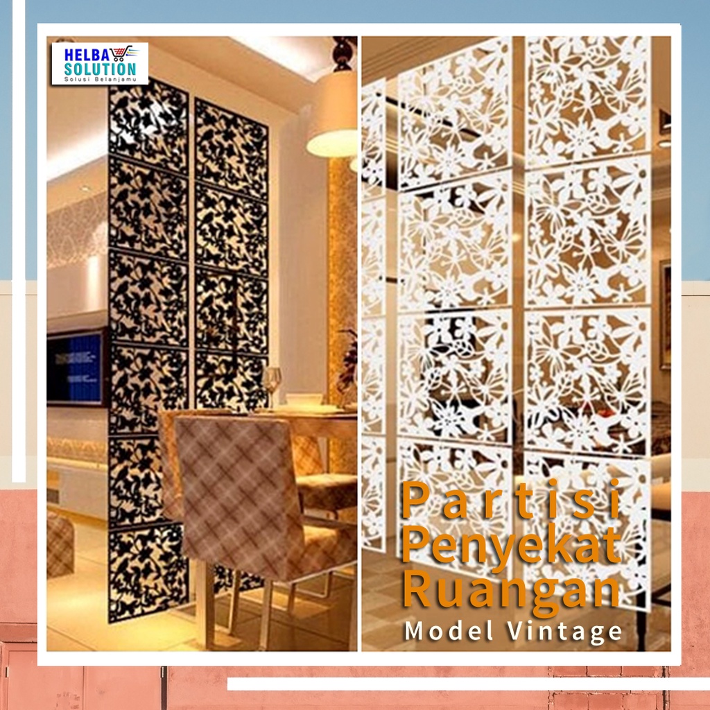 Jual Partisi Penyekat Ruangan Sekat Pembatas Ruang Tamu Dekorasi ...