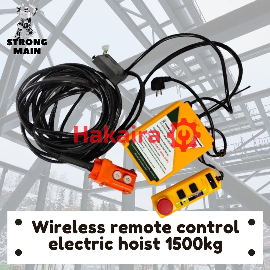 Jual wireless Remote Control Electric Hoist 1500Kg | Shopee Indonesia