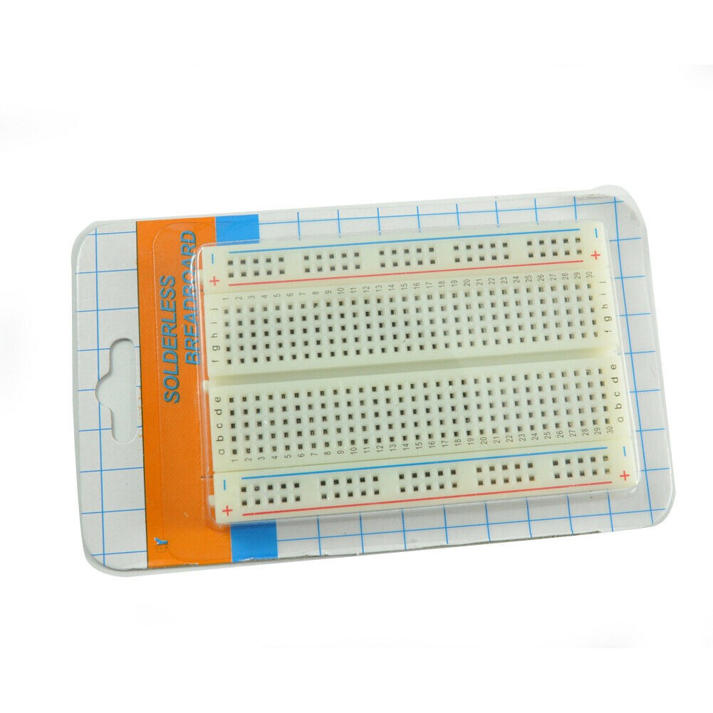 Jual Breadboard 400 Lubang Mini Universal Pi Solderless Breadboard 400 Contacts Tie-points ...