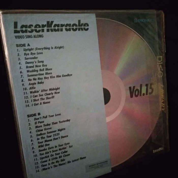 Jual Laser Disc Karaoke - Video Sing Along Vol.15 | Shopee Indonesia