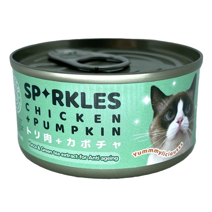 Jual Sparkles Chicken Pumpkin 70gr - Makanan Kaleng Kucing Cat Food ...