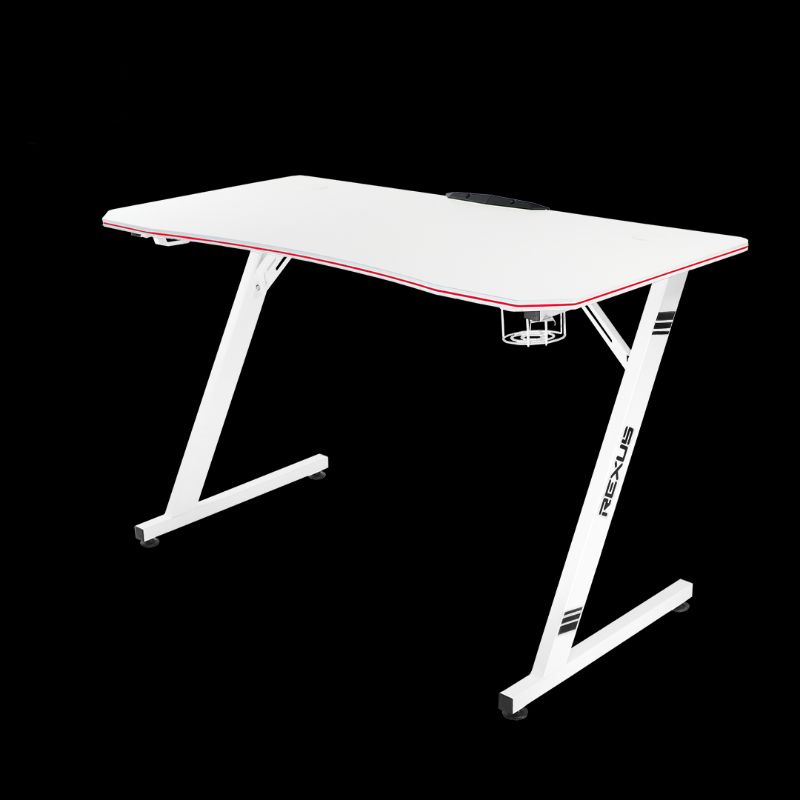 Jual MEJA GAMING REXUS DIRA RGB WHITE WHITE | Shopee Indonesia