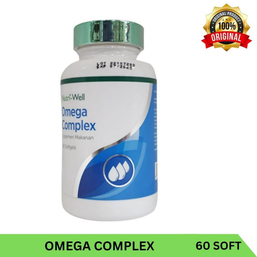 Jual Nutriwell Omega Complex 60 Kapsul Vitamin Omega 3 6 dan 9 jantung ...