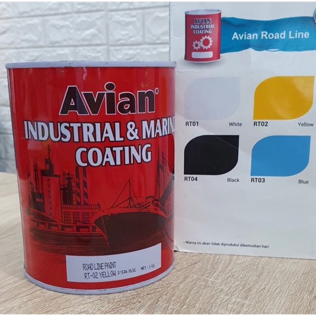 Jual CAT JALAN TROTOAR ROAD LINE PAINT 1 KG AVIAN | Shopee Indonesia