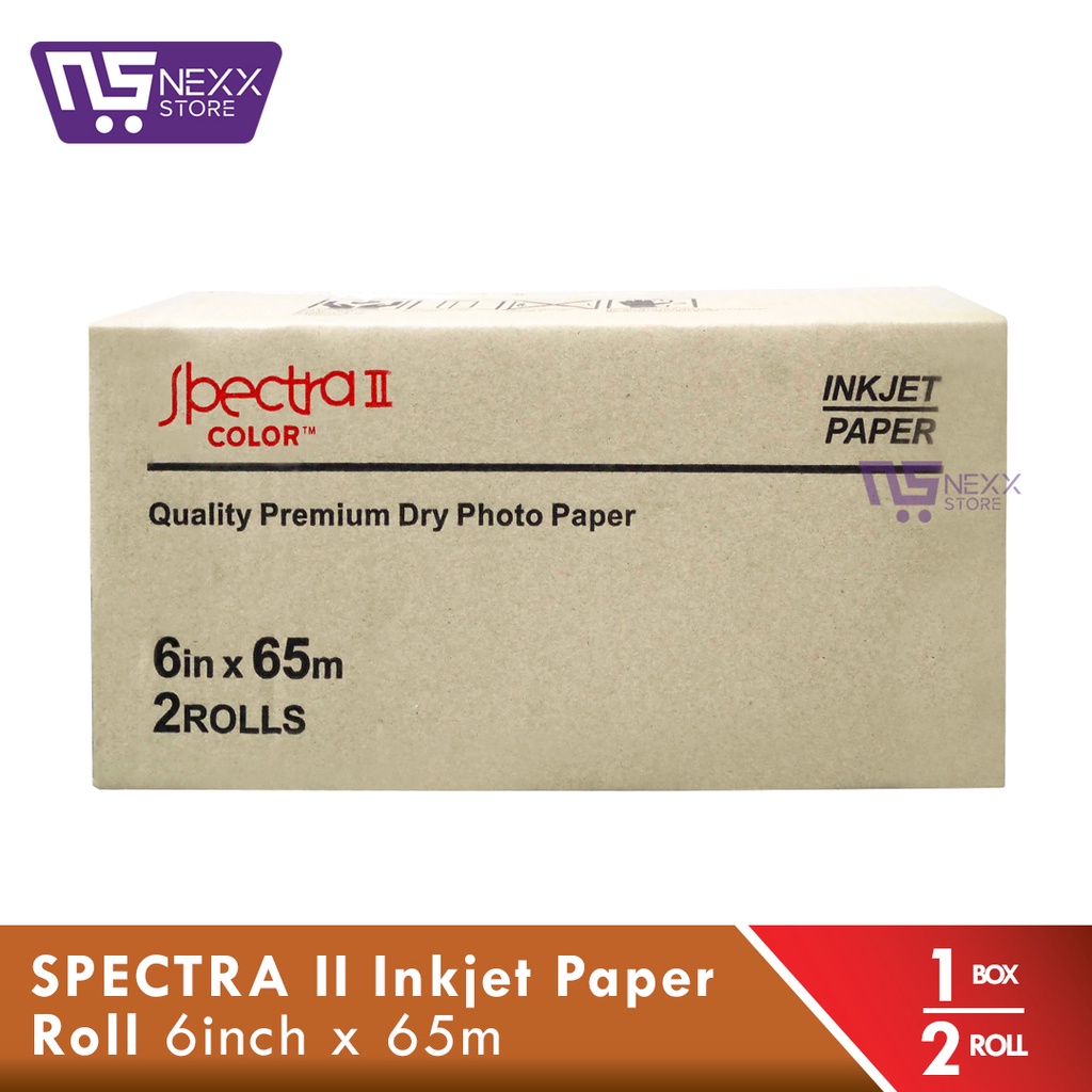 Jual SPECTRA II Inkjet Paper ROLL - 6 in x 65M | Shopee Indonesia