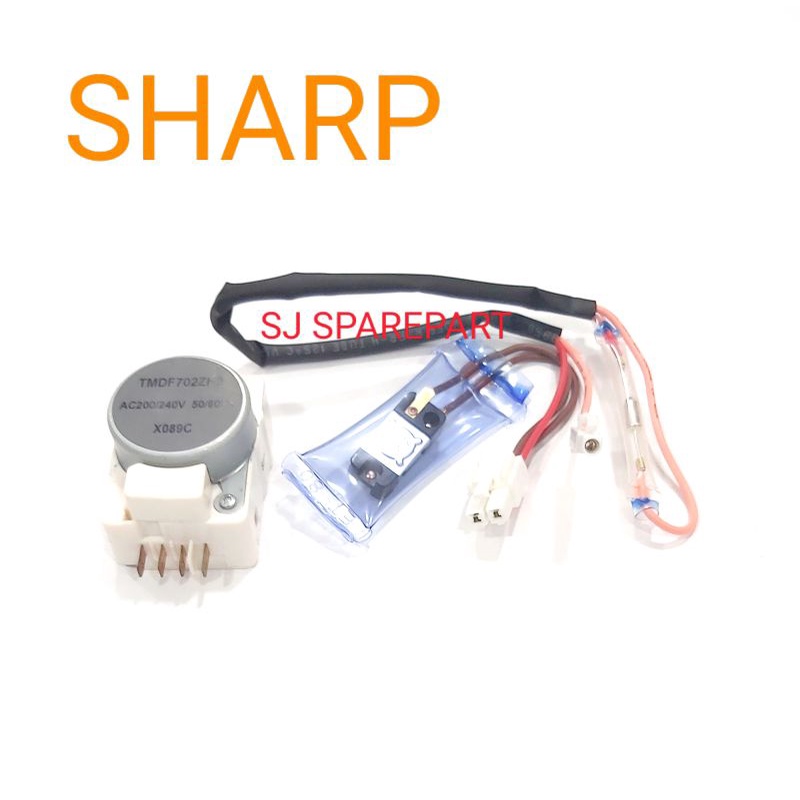 Jual TIMER DEFROST FUSE KULKAS SHARP 2 PINTU 1 SET | Shopee Indonesia