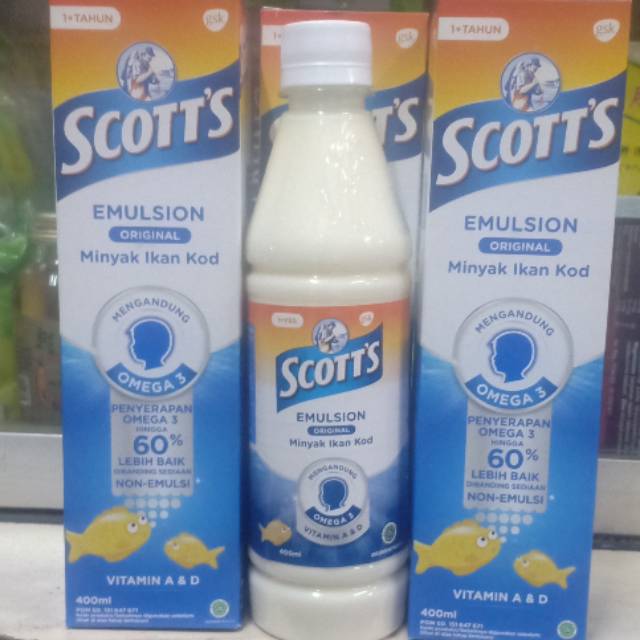 Jual Scotts Emulsion Original 400ml | Shopee Indonesia