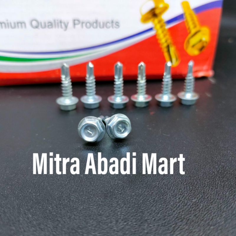 Jual Baut Skrup Baja Ringan Spandex / Roofing Screw / Baut Baja 10x19 ... Jual Baut Skrup Baja Ringan Spandex / Roofing Screw / Baut Baja 10x19 ...