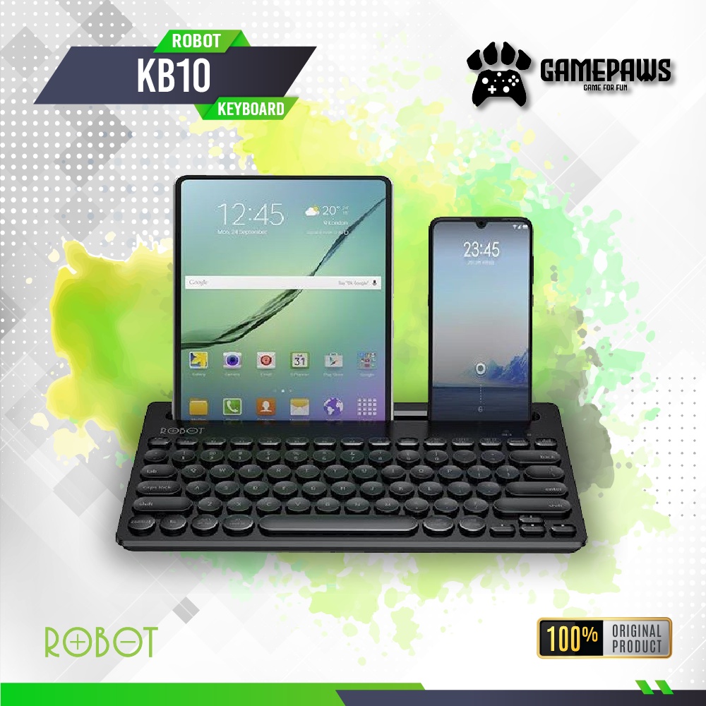 Jual Robot KB10 Multi-Device Bluetooth & 2.4G Wireless Keyboard ...
