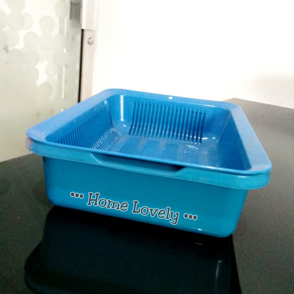 Jual (1set) Bak Segi Warna + Keranjang Merk SSJ / Bak Tahu / Hidroponik ...