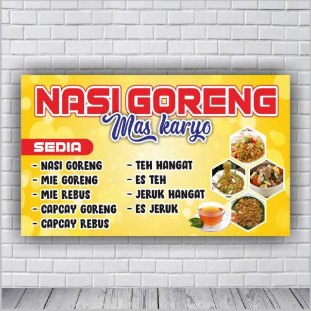 Jual Banner Spanduk Warung Makanan Minuman | Shopee Indonesia