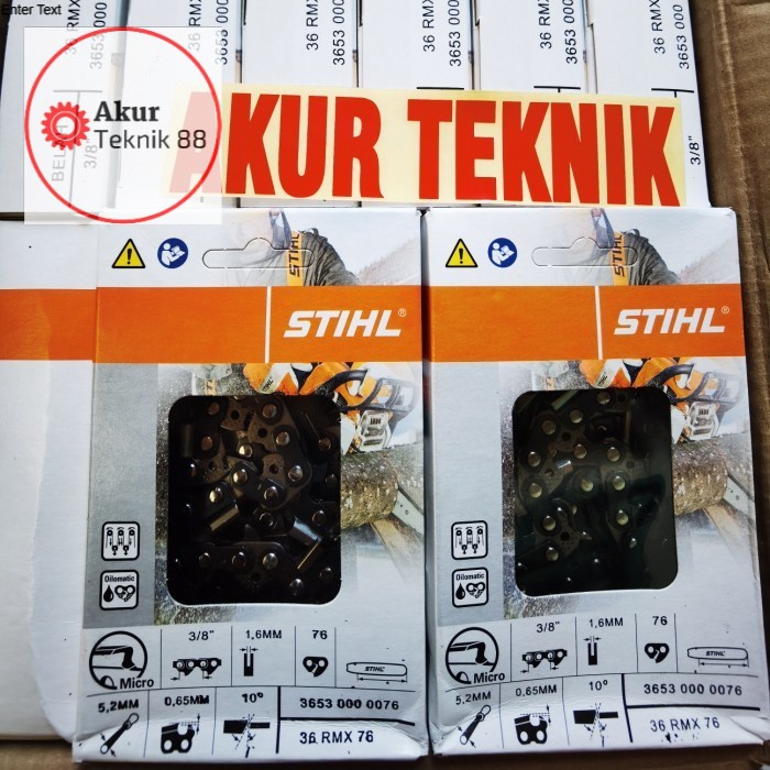 Jual rantai belah SENSO 5800 588 38 mata bar 22 inch laser STIHL ASLI ORIGINAL | Shopee Indonesia