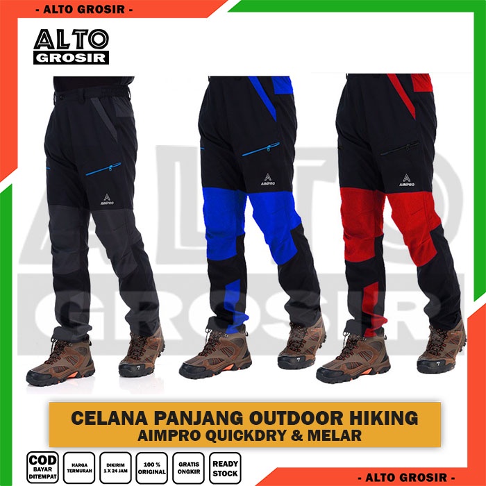 Jual CELANA GUNUNG QUICK DRY PRIA WANITA PANJANG AIMPRO OUTDOOR HIKING ANDES MENDAKI SURVIVAL ...