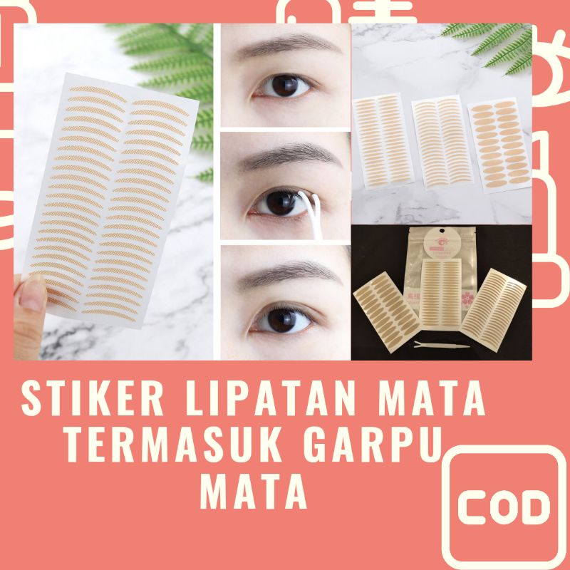 Jual Stiker Lipatan Mata Eye Lid + Fork Y GRATIS Garpu Pemasang Harga 1 ...