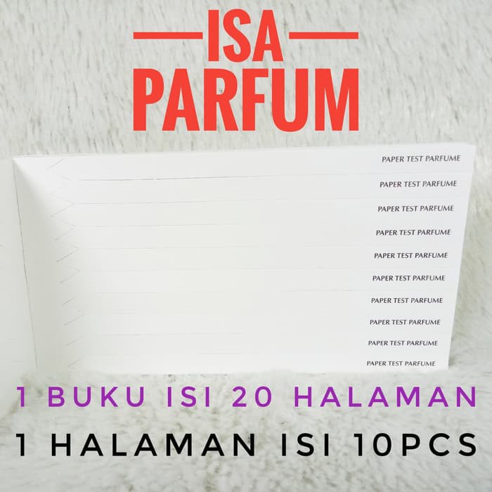 Jual Kertas Tester Parfum - paper test - kertas sampel parfum | Shopee ...