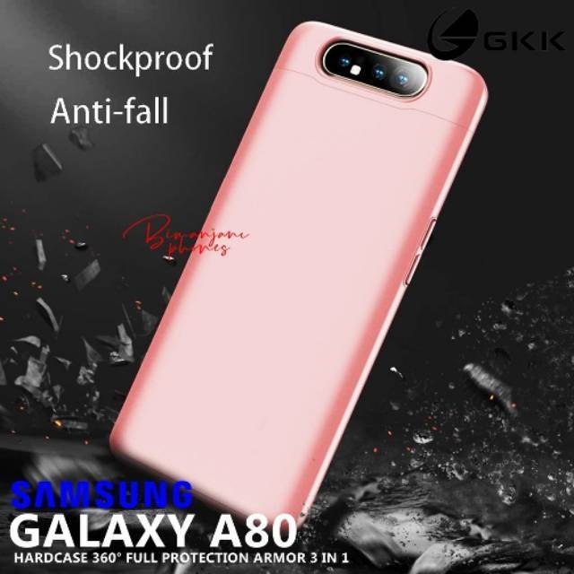 Jual Samsung Galaxy A80 Hard Case 360° Full Protection 3in1 Full Armor ...