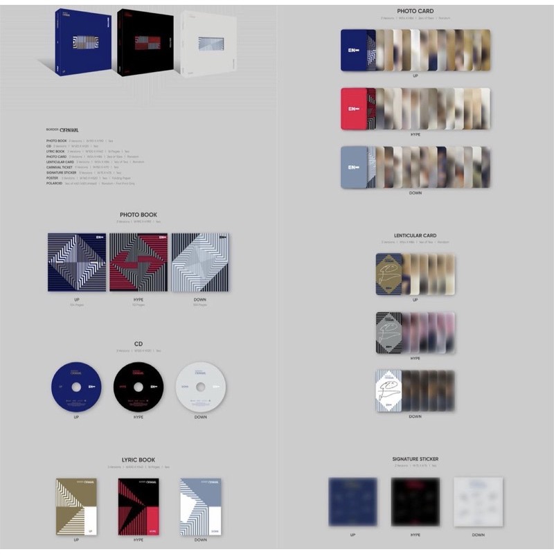 Jual (READY WEVERSE) ENHYPEN - Mini Album Vol.2 [BORDER : CARNIVAL ...