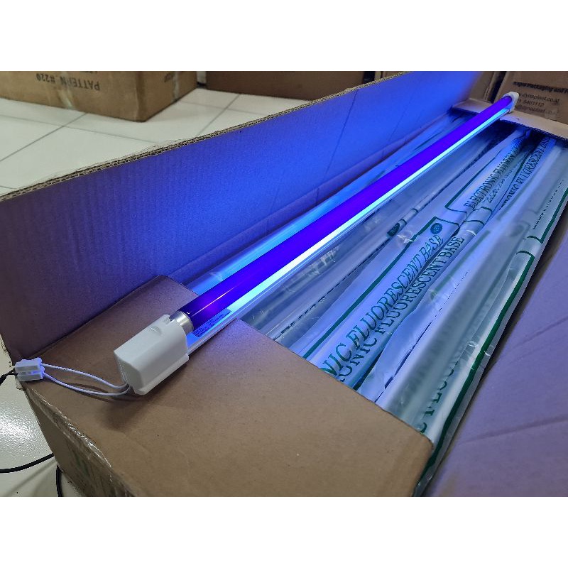 Jual Kap + Lampu Ultraviolet BLB 36w/40w 120CM Cek uang/Glow in the ...