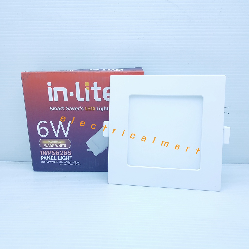 Jual Downlight INLITE PANEL LED IB 6W Kotak Panel LED Tanam Plafon ...