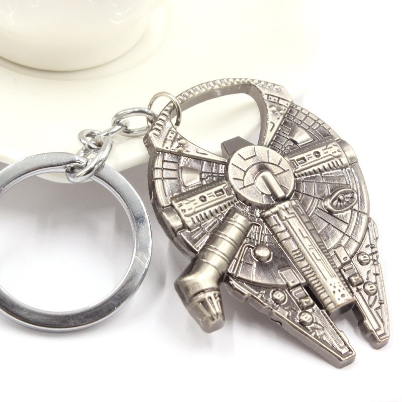 Jual NEW Star Wars Millenium Falcon Gantungan Kunci Pembuka botol Key ...