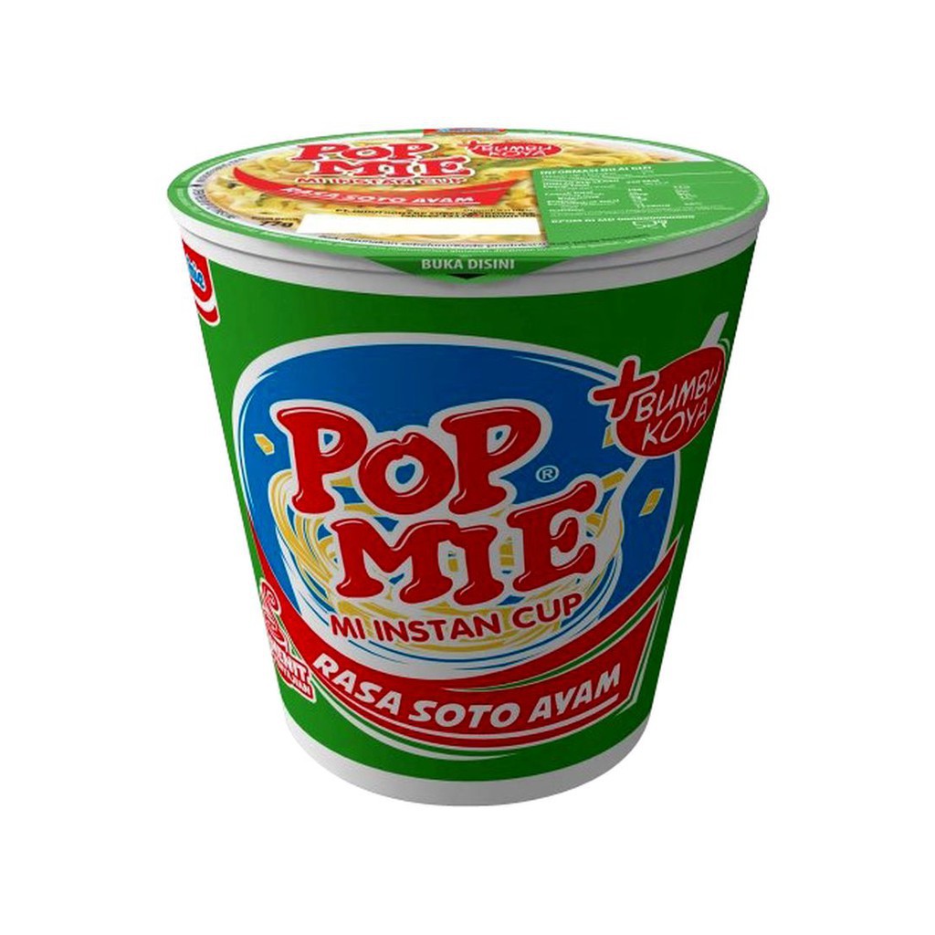 Jual POP MIE INSTAN CUP RASA SOTO AYAM 75GR | Shopee Indonesia