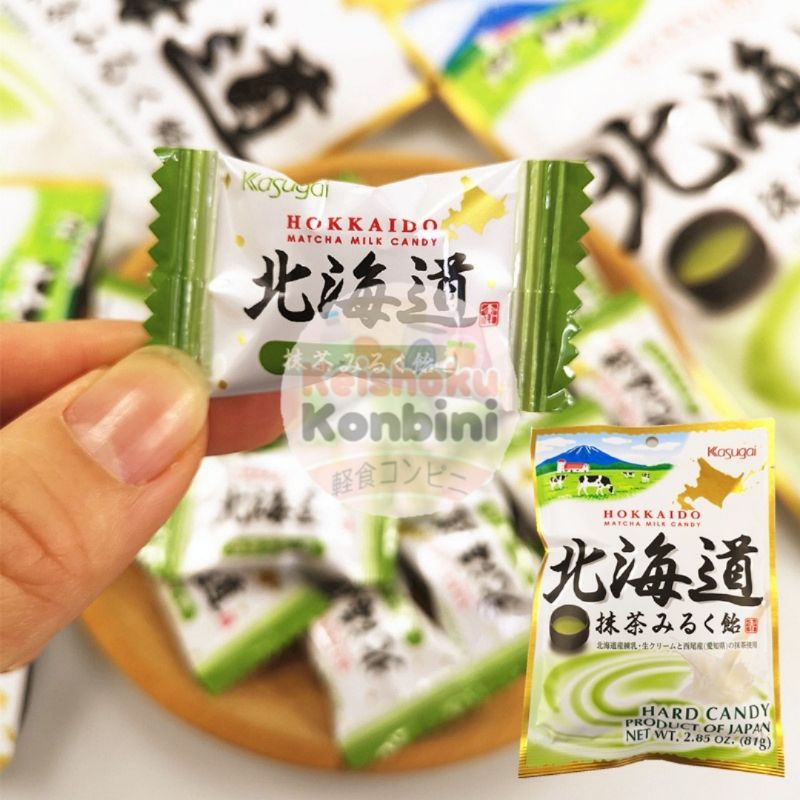 Jual Kasugai Hokkaido Matcha Milk candy / permen jepang / camilan ...