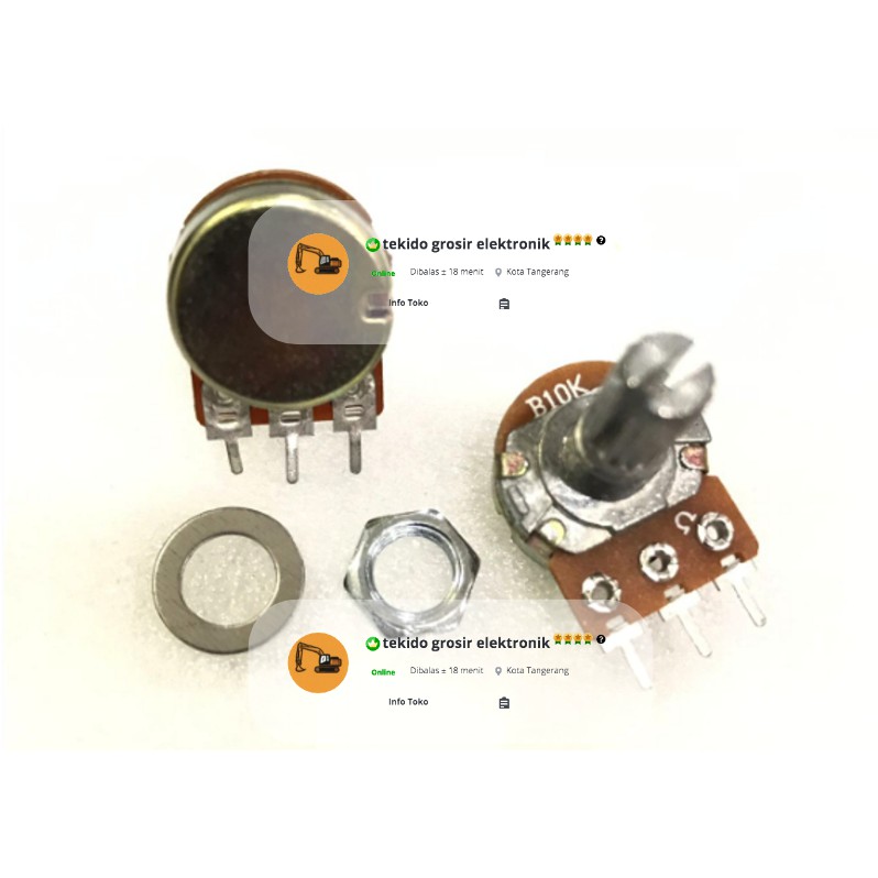 Jual Potensio 10K B10K Mono linear | Shopee Indonesia