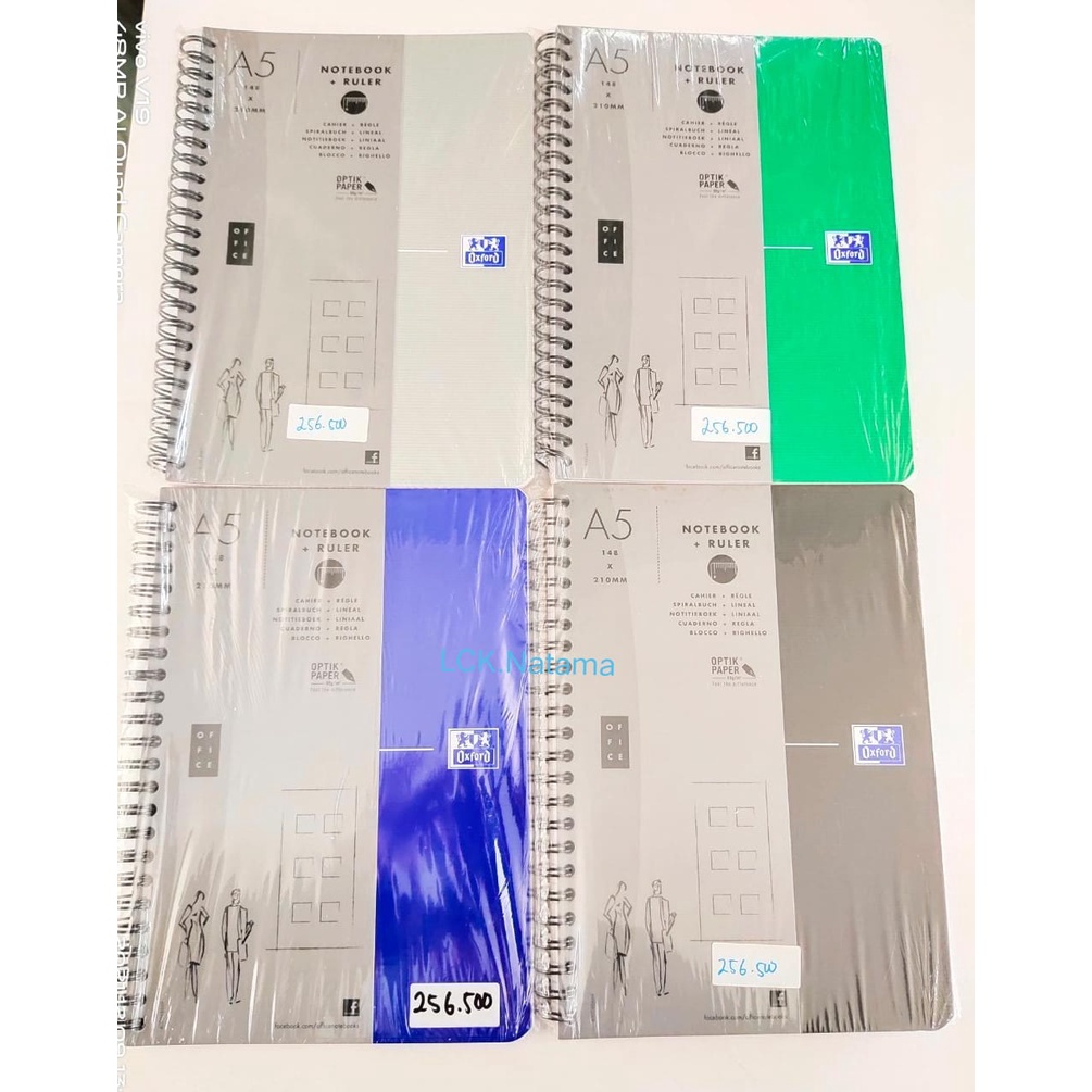 Jual OXFORD Note Book + Ruled A5 isi 180 lembar - note book | Shopee ...