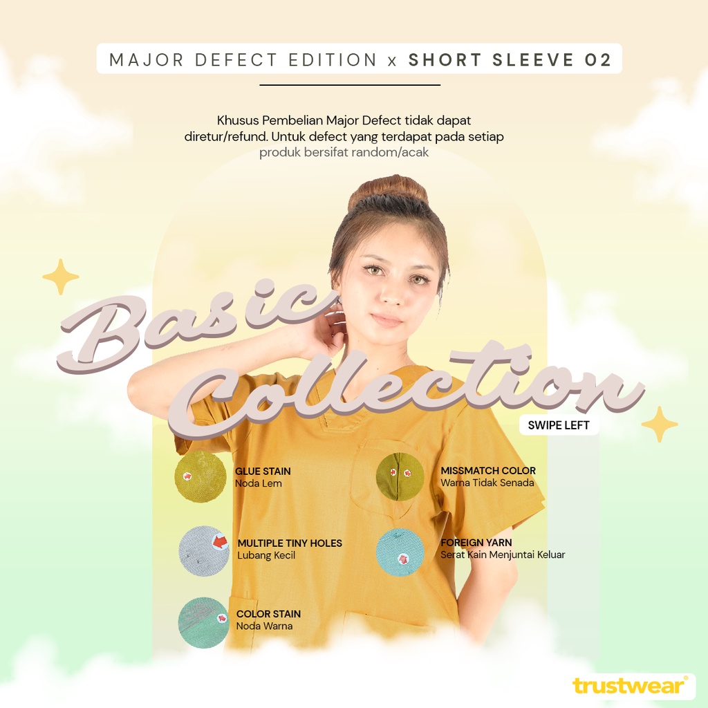 Jual [MAJOR DEFECT BASIC PENDEK 2] Doctor's Scrub / Baju Jaga Dokter ...