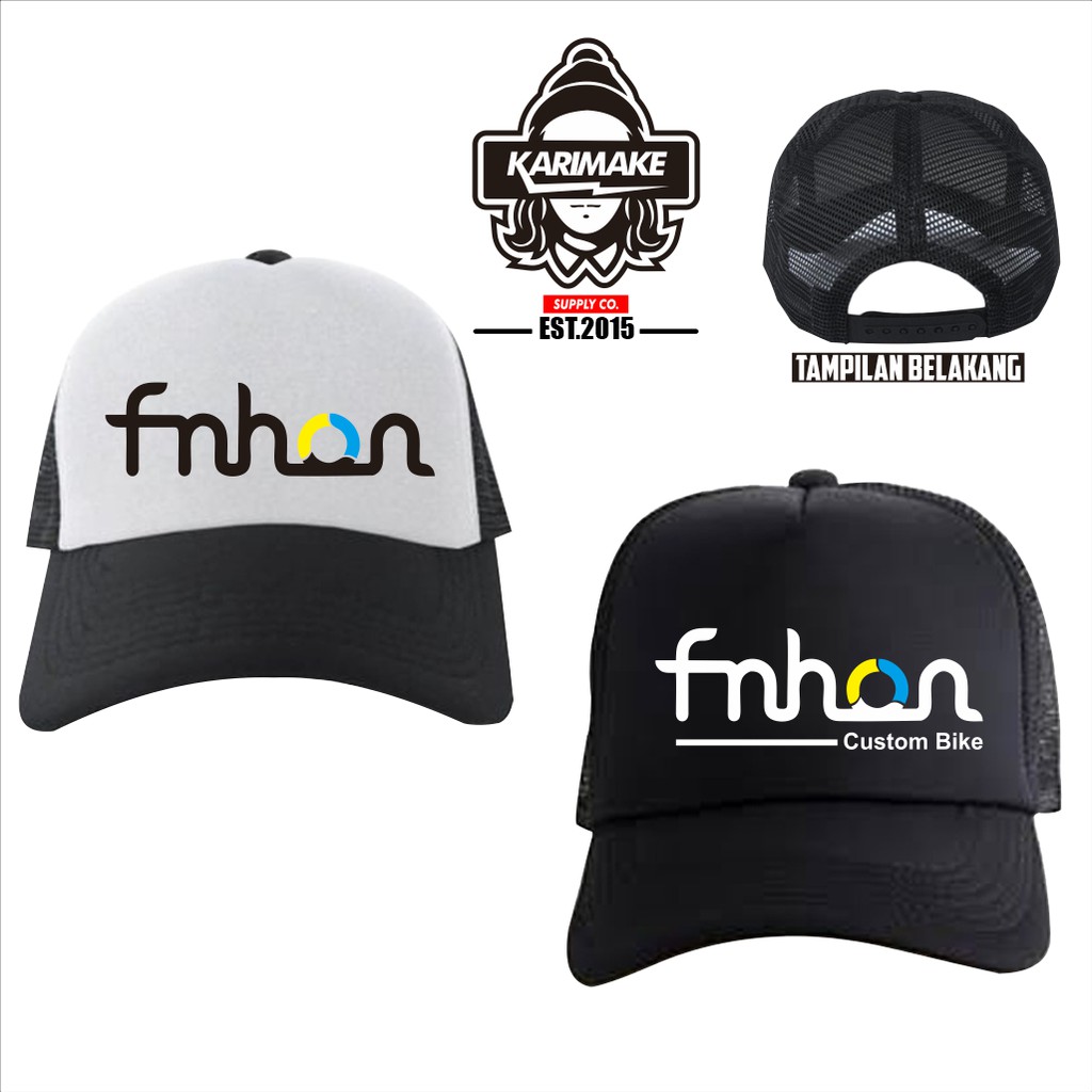 Jual Topi Trucker FNHON Logo Sepeda Topi Jaring - Karimake | Shopee ...