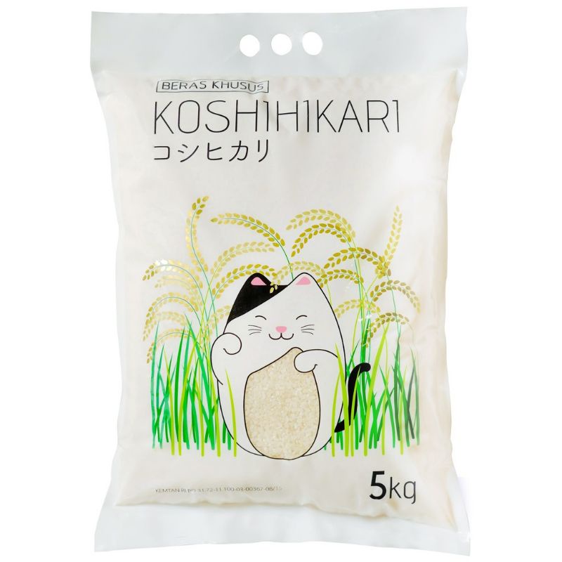Jual BERAS JEPANG KOSHIHIKARI / BERAS PULEN JEPANG 5KG | Shopee Indonesia