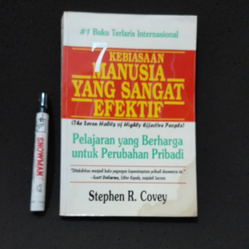 Jual Buku 7 Kebiasaan Manusia Yang Sangat Efektif Stephen R Covey ...
