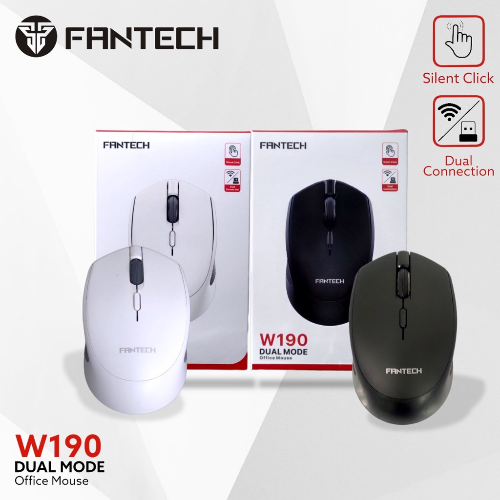 Jual MOUSE FANTECH W190 DUAL MODE ( WIRELESS / BLUETOOTH ) | Shopee ...
