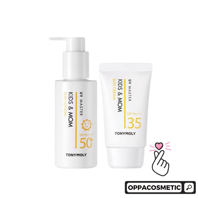 Jual Tony Moly UV Master Kids & Mom Sun Cream 45ml / UV Master Kids ...