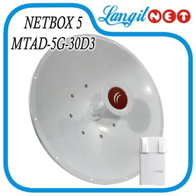 Jual Super Promo! MIKROTIK NETBOX 5 DAN MIKROTIK MTAD-5G-30D3 PARABOLIC DISH ANTENNA Murah ...